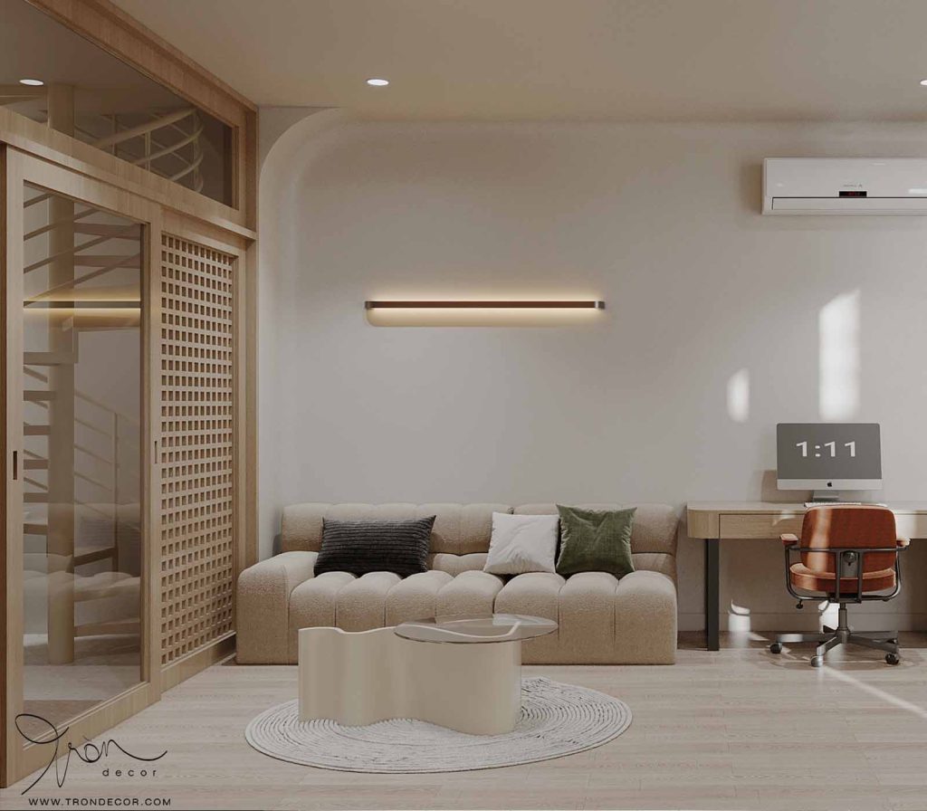 THIẾT KẾ NỘI THẤT CĂN HỘ 72M2 - VINHOMES CENTRAL PARK - Tròn Decor