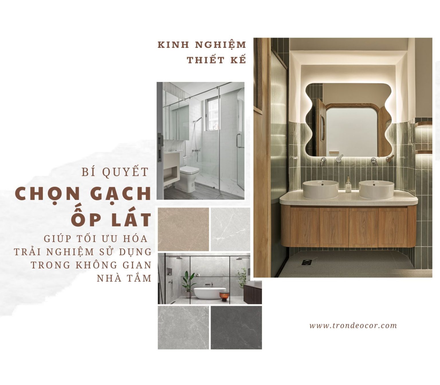 BÍ QUYẾT CHỌN GẠCH ỐP LÁT GIÚP TỐI ƯU HÓA TRẢI NGHIỆM SỬ DỤNG TRONG ...