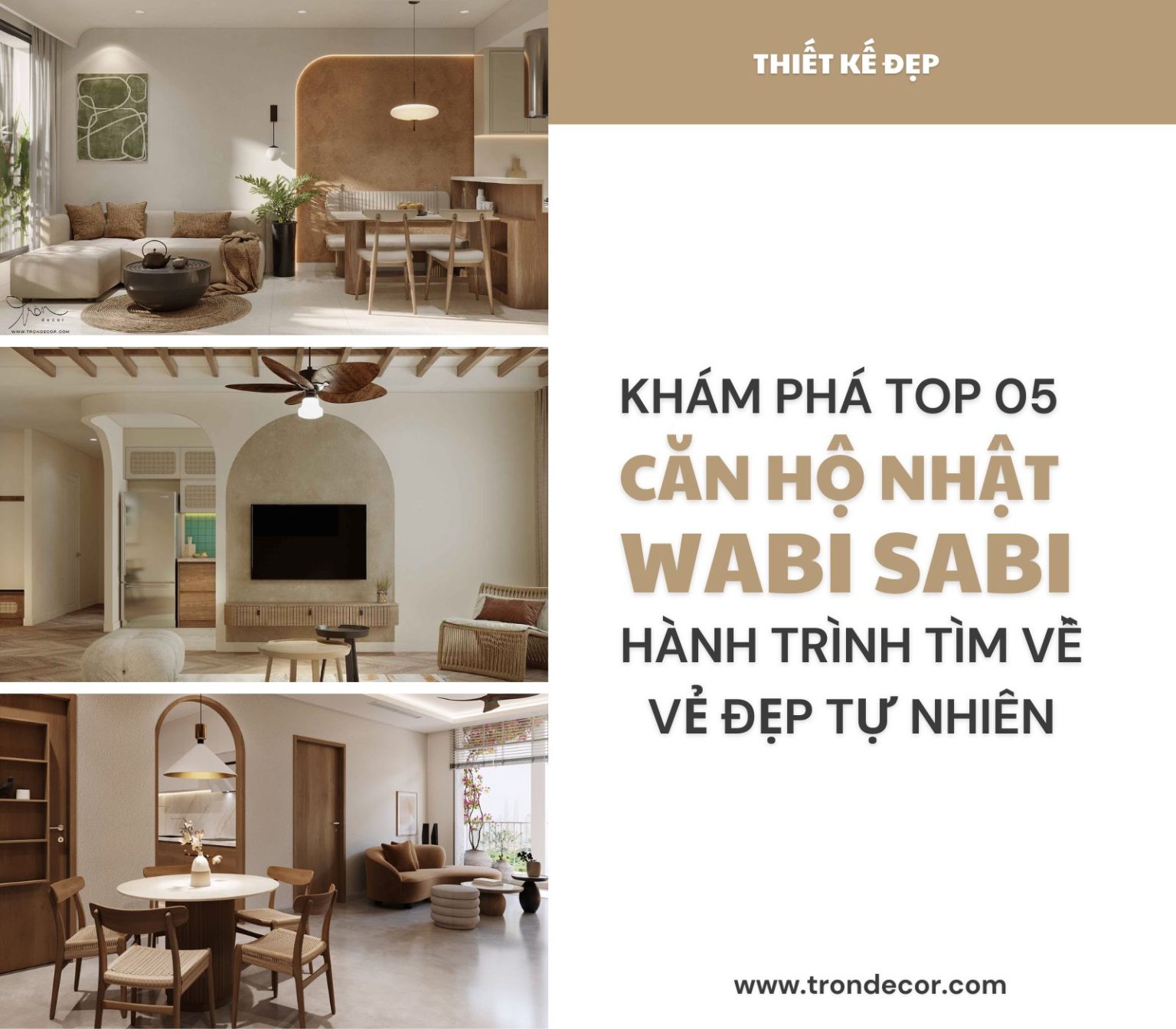 KHÁM PHÁ TOP 5 CĂN HỘ NHẬT WABI SABI – HÀNH TRÌNH TÌM VỀ VẺ ĐẸP TỰ ...
