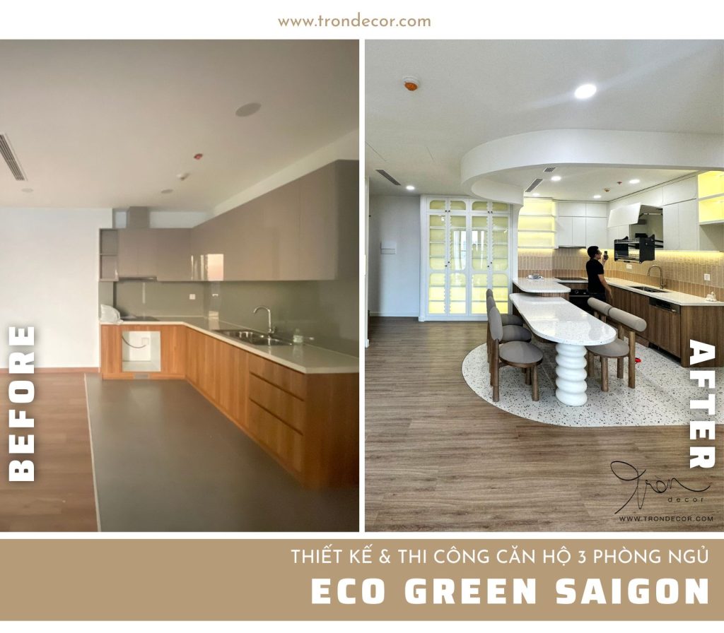 [BEFORE-AFTER] SỰ THAY ĐỔI TRƯỚC VÀ SAU THIẾT KẾ THI CÔNG CĂN HỘ ECO ...