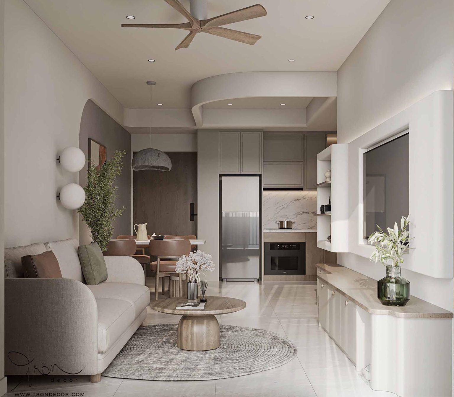 Tròn Decor - Chuyên Tư Vấn Thiết Kế Và Thi Công Nội Thất