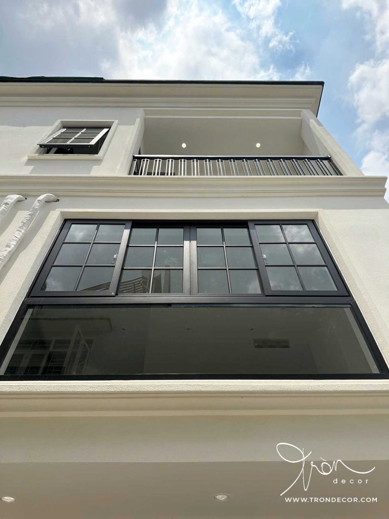 THI CÔNG BIỆT THỰ PHỐ VỚI KIẾN TRÚC GEORGIAN TINH TẾ VÀ GIẢI PHÁP CÔNG ...