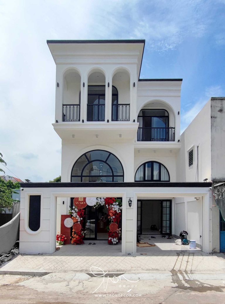 THI CÔNG BIỆT THỰ PHỐ VỚI KIẾN TRÚC GEORGIAN TINH TẾ VÀ GIẢI PHÁP CÔNG ...